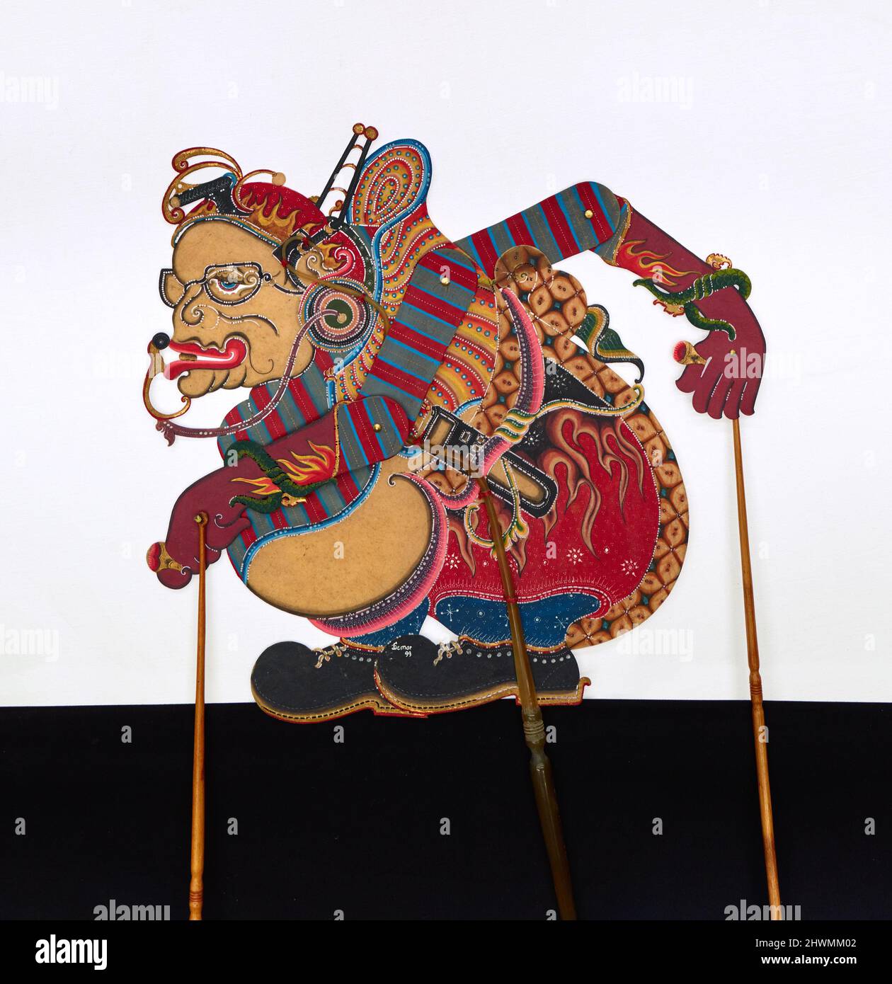 Shadow Puppet (Wayang Kulit) of Semar. Maker: Ki Enthus Susmono ... Shadow Puppet (Wayang Kulit) of Semar. Maker: Ki Enthus Susmono ...