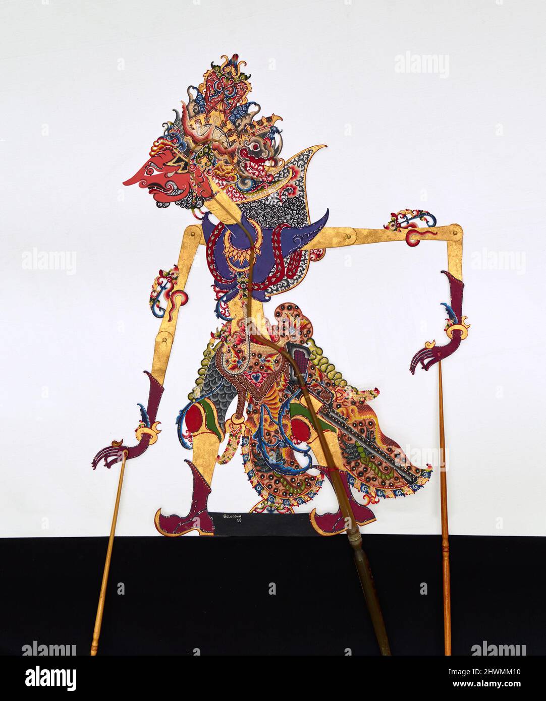 Shadow Puppet (Wayang Kulit) of Baladawa. Maker: Ki Enthus Susmono ...
