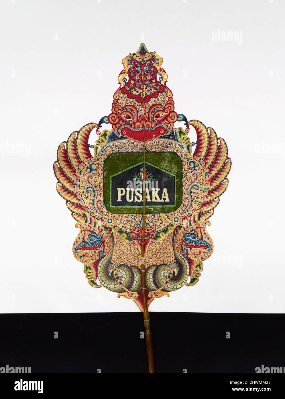 Shadow Puppet (Wayang Kulit) of Gunungan Pusaka or Kayon Pusaka. Maker ...