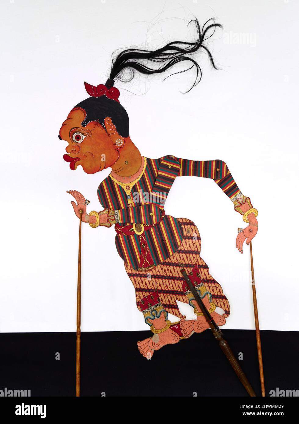 Shadow Puppet (Wayang Kulit) of Limbuk. Maker: Ki Enthus Susmono ...
