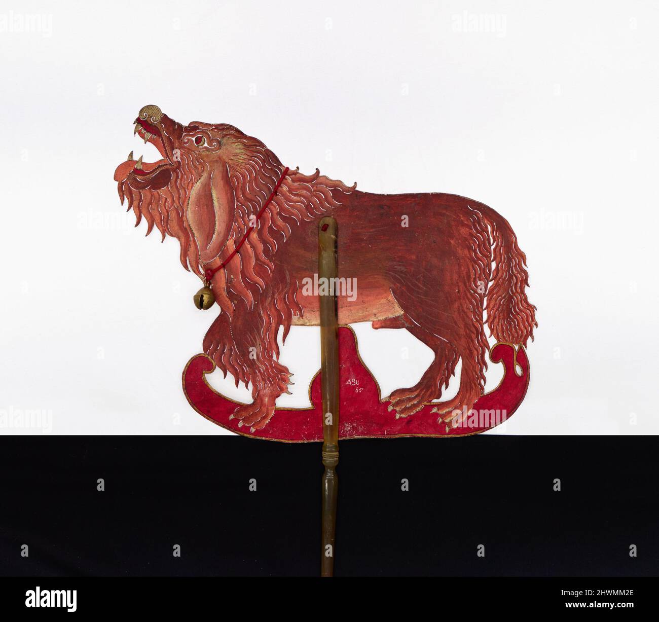 Shadow Puppet (Wayang Kulit) of a Dog, Asu, or Anjing. Maker: Ki Enthus ...