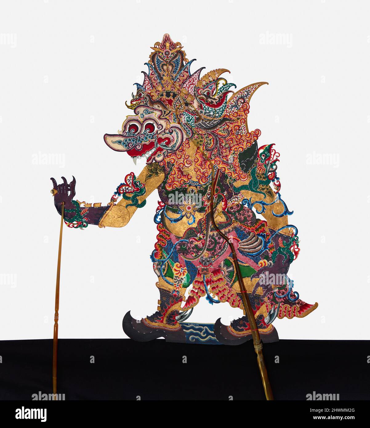 Shadow Puppet (Wayang Kulit) of Kumba Karna. Maker: Ki Enthus Susmono ...