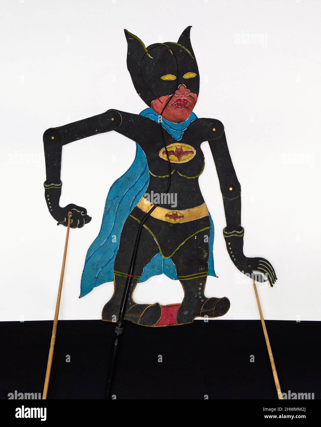 Shadow Puppet (Wayang Kulit) of Batman. Maker: Ki Enthus Susmono ...
