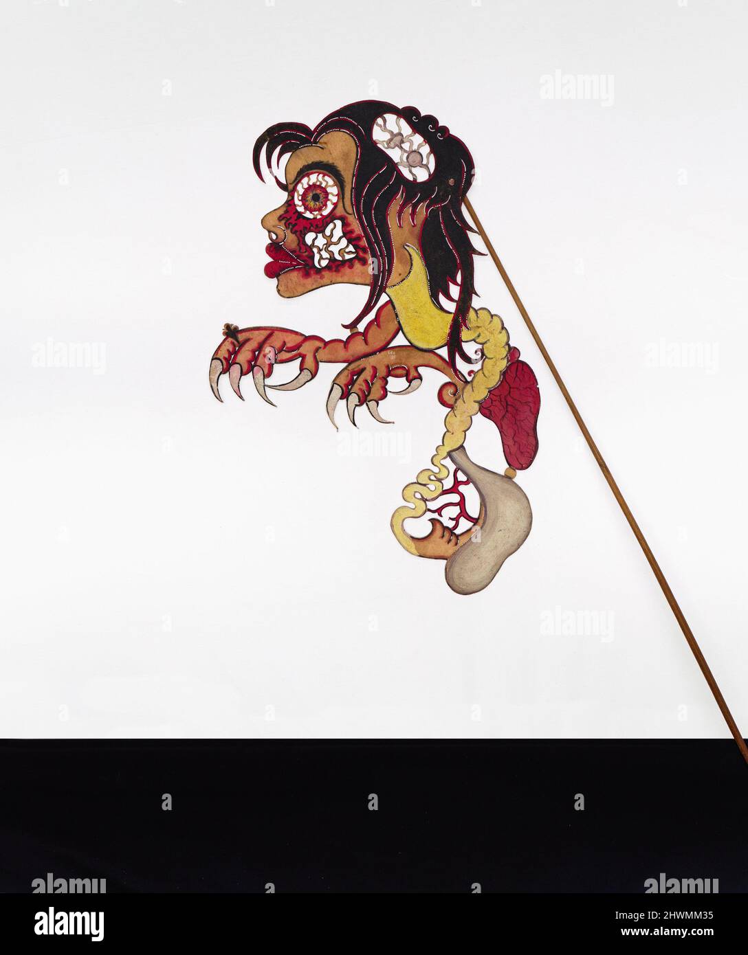 Shadow Puppet (Wayang Kulit) of Leak or Lea. Maker: Ki Enthus Susmono ...
