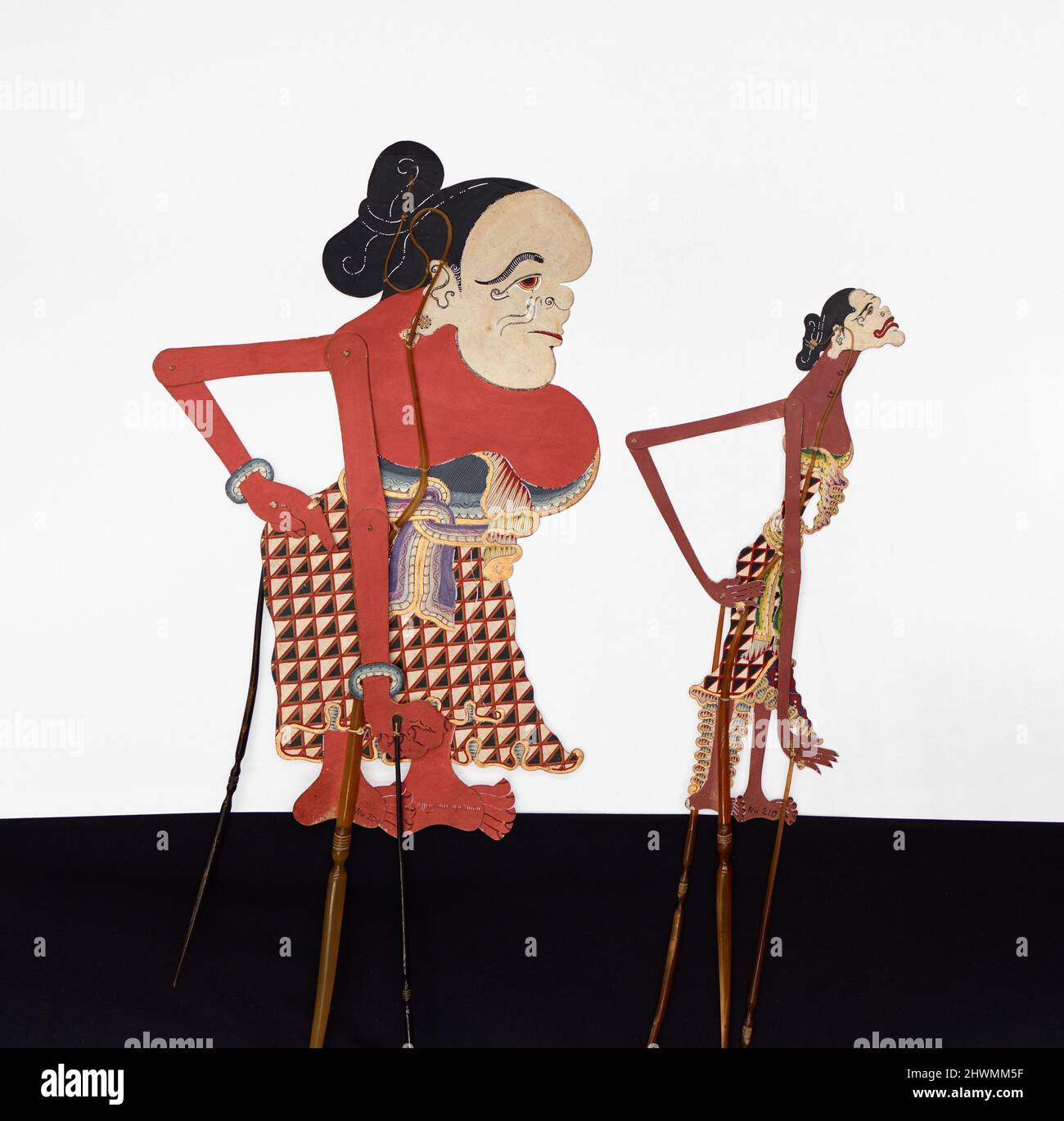 Shadow Puppet (Wayang Kulit) of Limbuk, from the set Kyai Nugroho ...