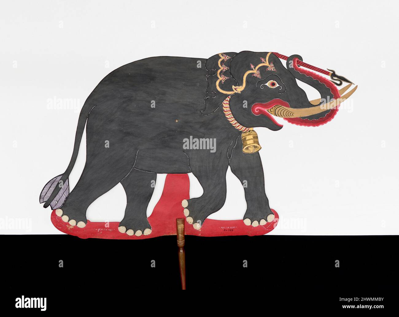Shadow Puppet (Wayang Kulit) of Liman, from the set Kyai Nugroho. Maker ...