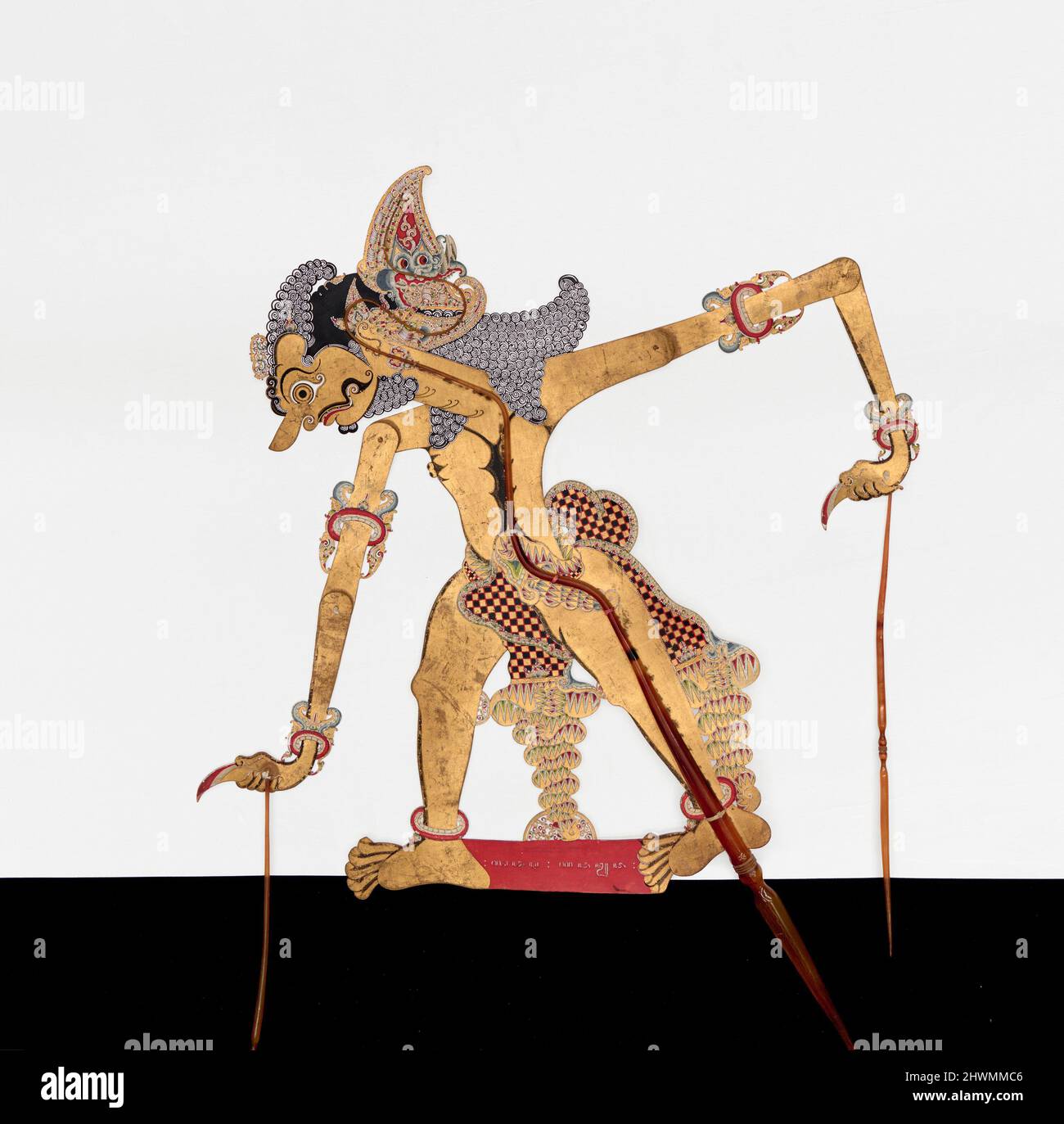 Shadow Puppet (Wayang Kulit) of Bratasena, from the set Kyai Nugroho ...