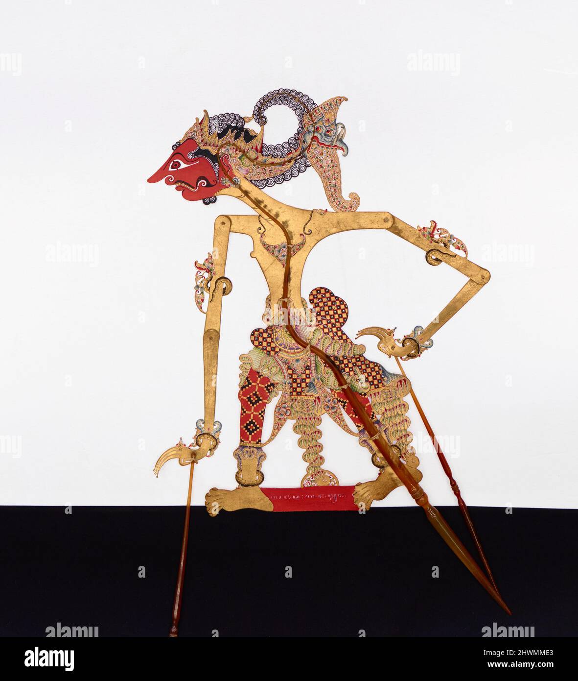 Shadow Puppet (Wayang Kulit) of Setiyaki, from the set Kyai Nugroho ...