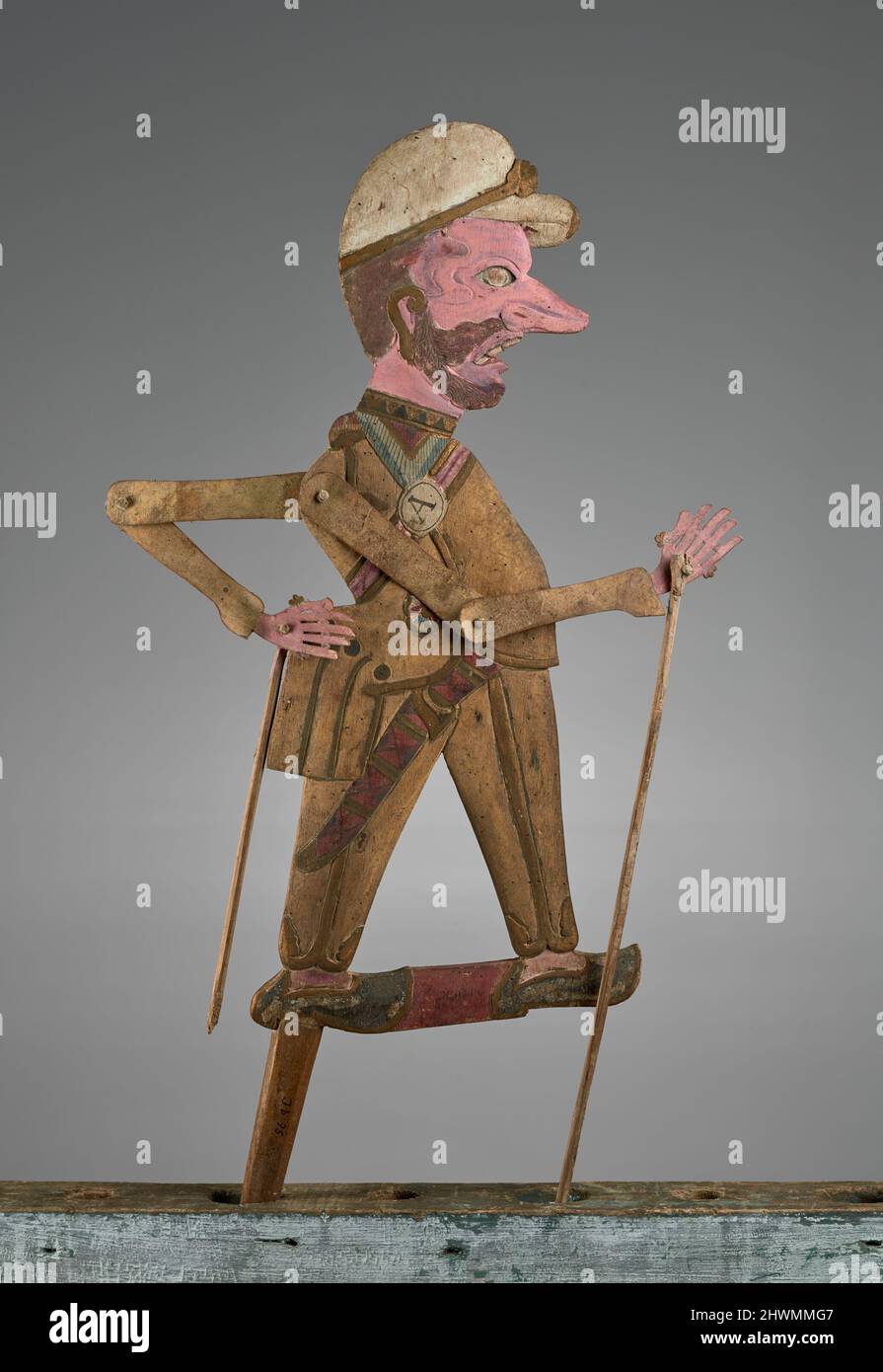 Puppet (Wayang Klitik) of a Dutch Soldier or Holländer Stock Photo - Alamy