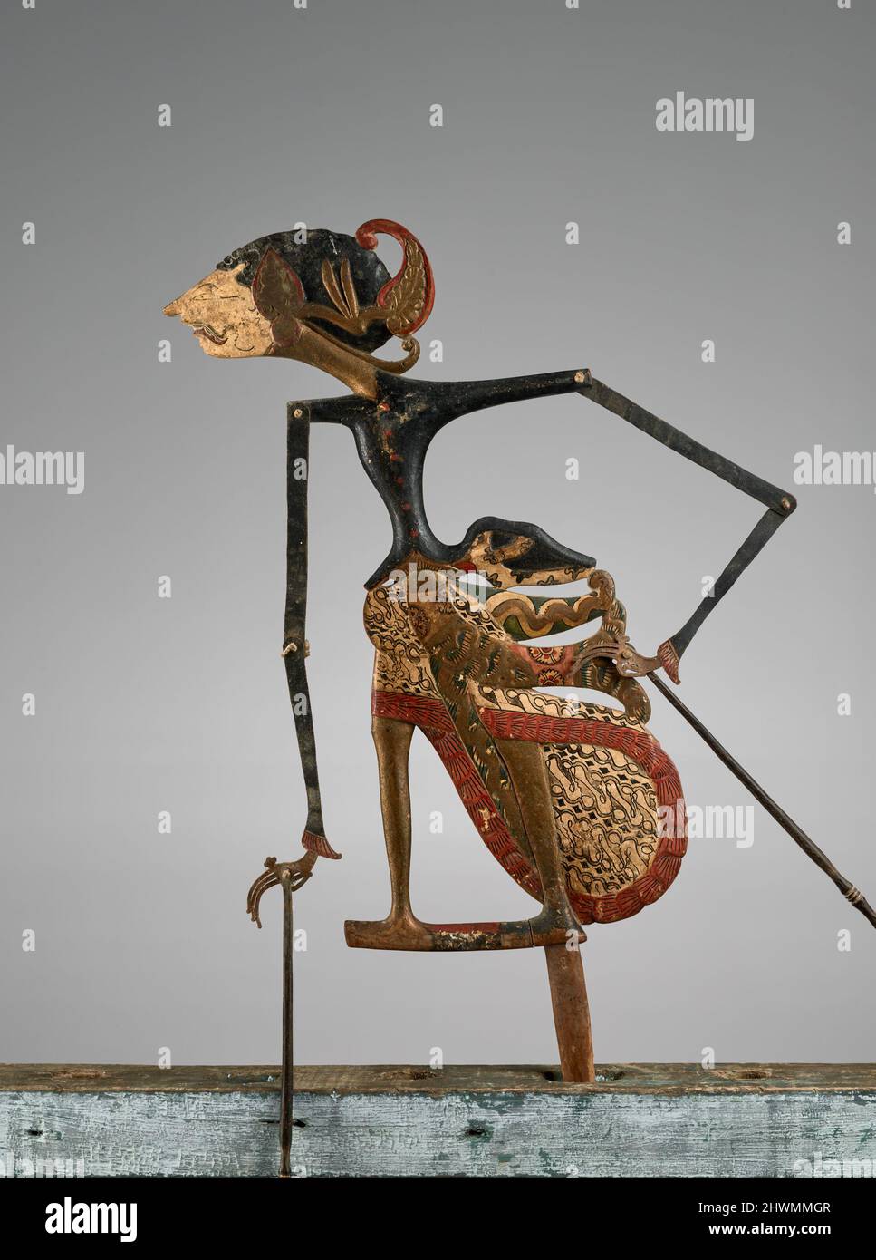 Puppet (Wayang Klitik) possibly of Patih Logender Stock Photo - Alamy