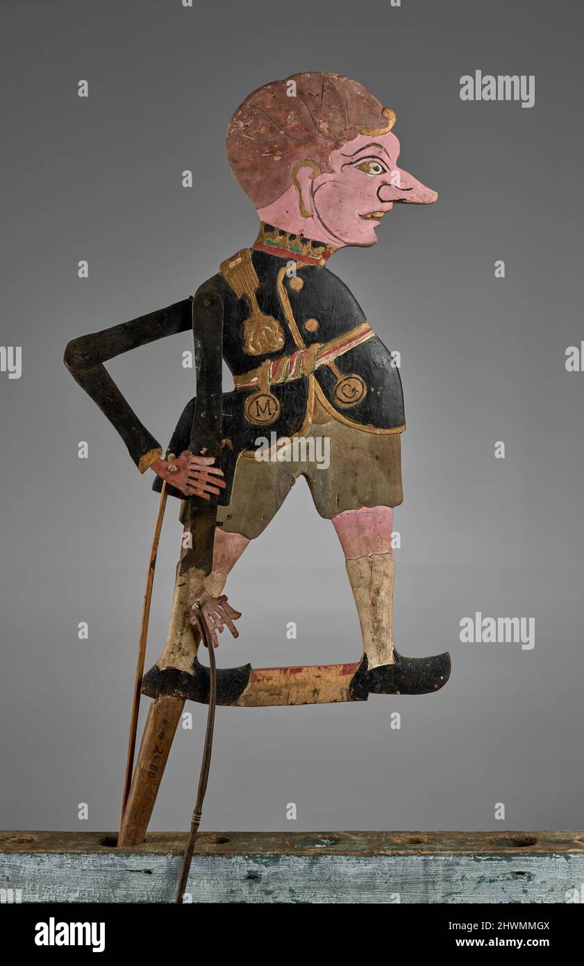 Puppet (Wayang Klitik) of a Dutch Soldier or Holländer Stock Photo - Alamy
