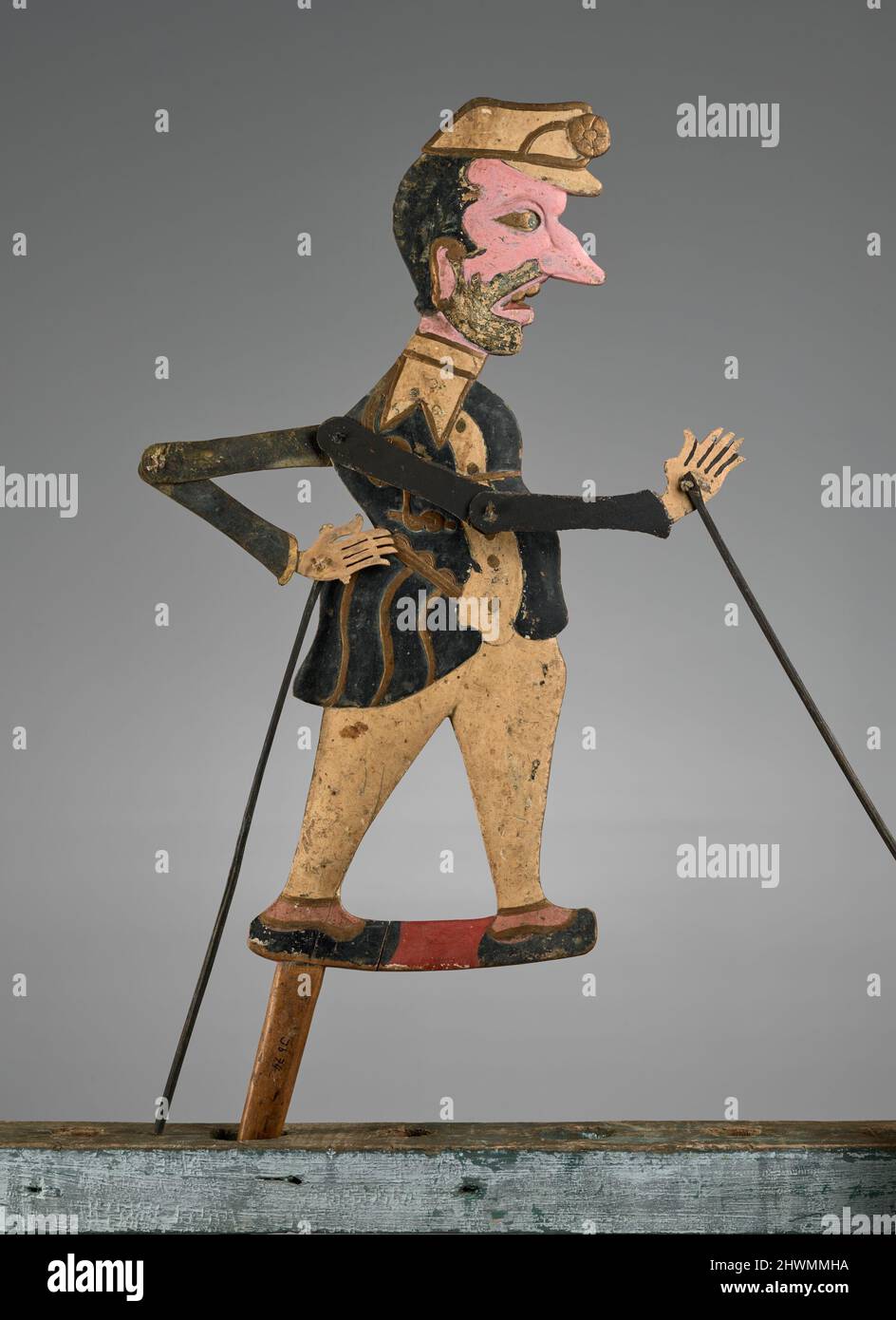Puppet (Wayang Klitik) of a Dutch Soldier or Holländer Stock Photo - Alamy