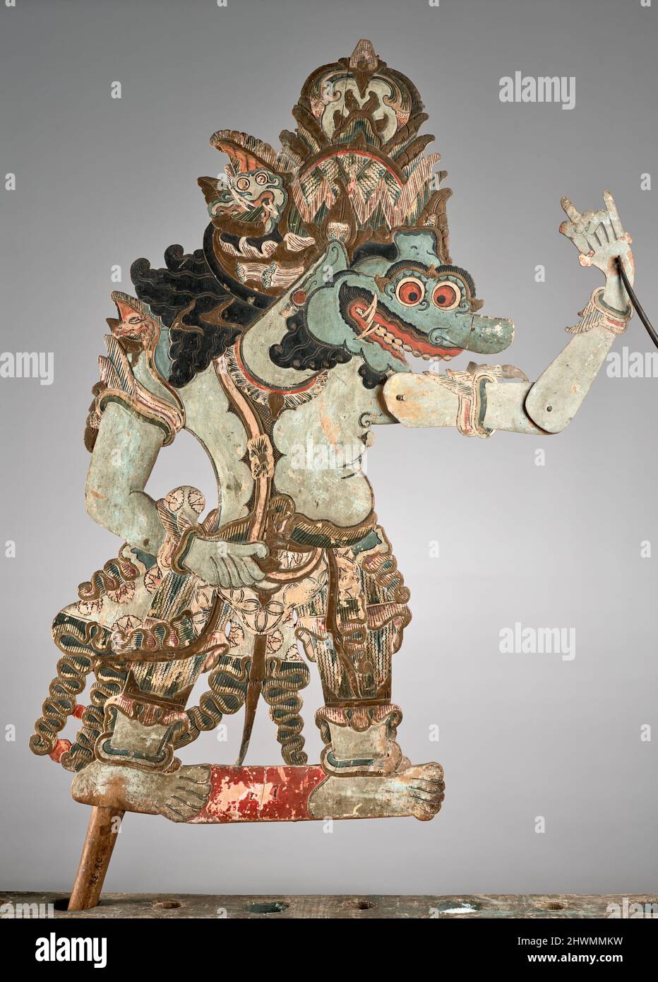 Puppet (Wayang Klitik) of Buta Raton Stock Photo - Alamy