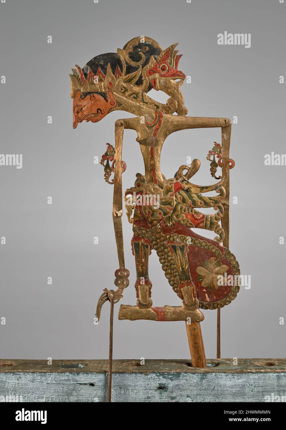 Puppet (Wayang Klitik) of Drupada Stock Photo - Alamy