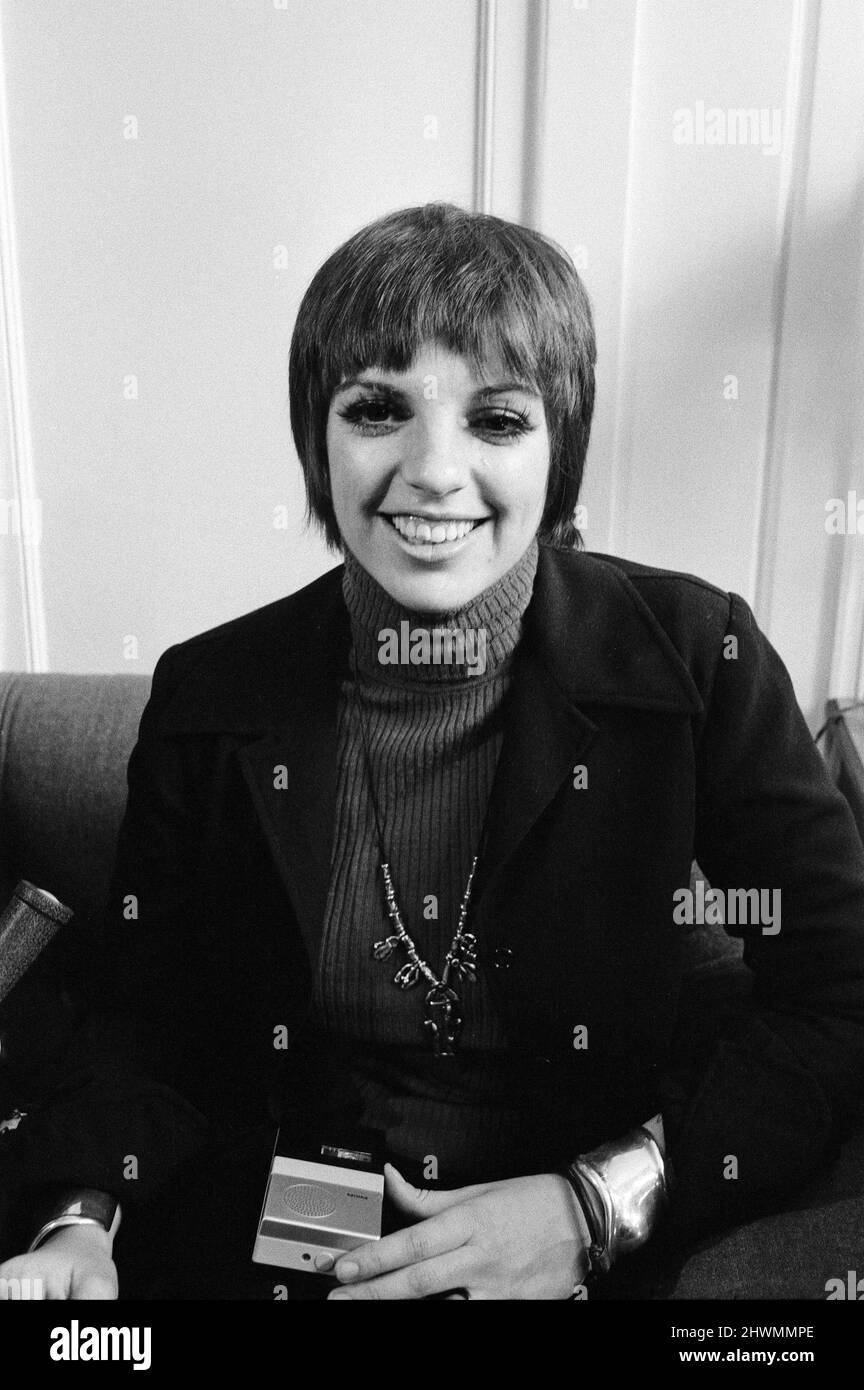 Hollywood star Liza Minnelli today at The Savoy Hotel. 22nd May 1973 ...
