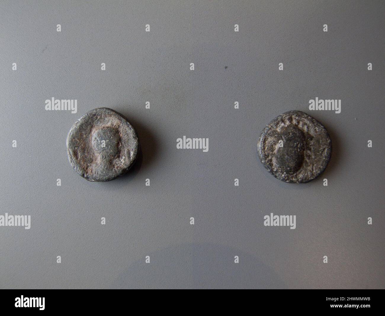 Lead Tesserae from Roman Egypt. Artist: Unknown Stock Photo - Alamy