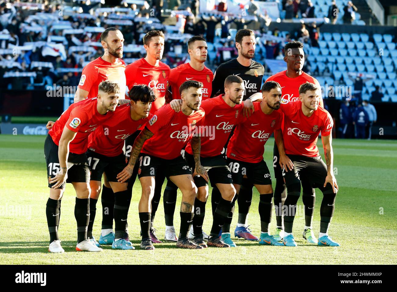 Vigo, Spain. 6th Mar, 2022. Mallorca team group line-up (Mallorca ...