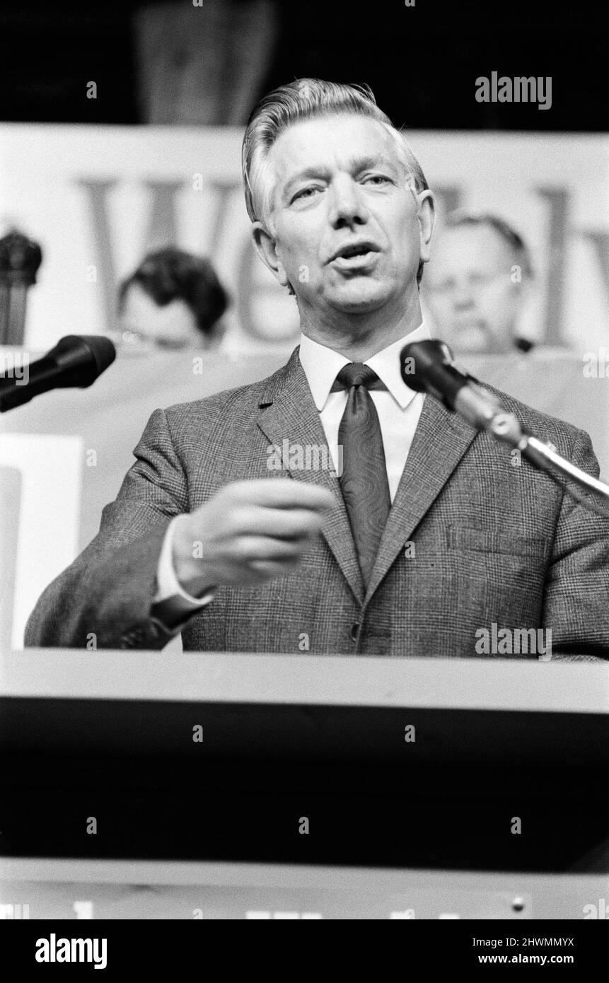 Jack Ashley speaking at the Labour Party Conference. 8th October 1971 ...