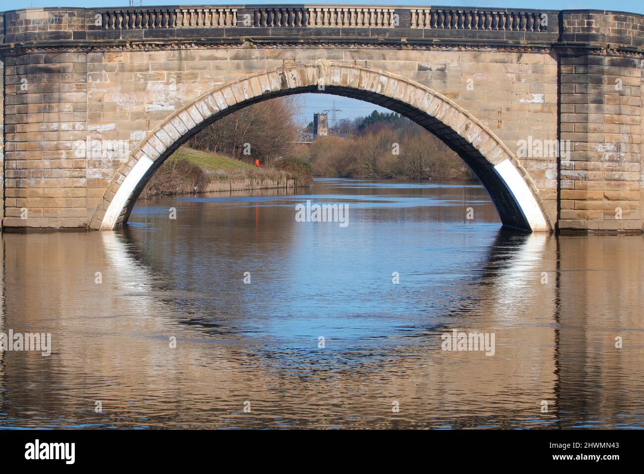 St Edward The Confessor Church at Brotherton viewed through the old ...