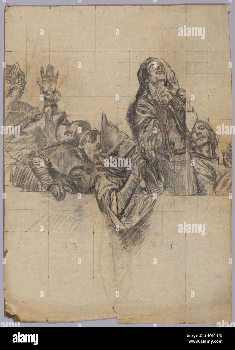 Figure study for “The Arthurian Round Table and the Fable of the Seat ...