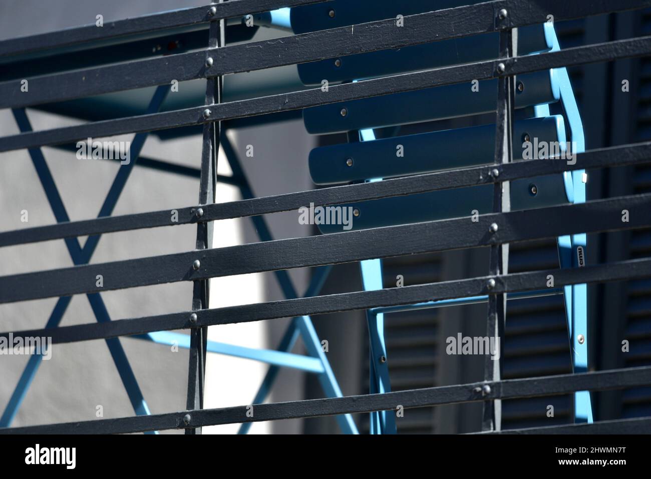 Traditional rural house handcrafted wrought iron balcony railing in ...