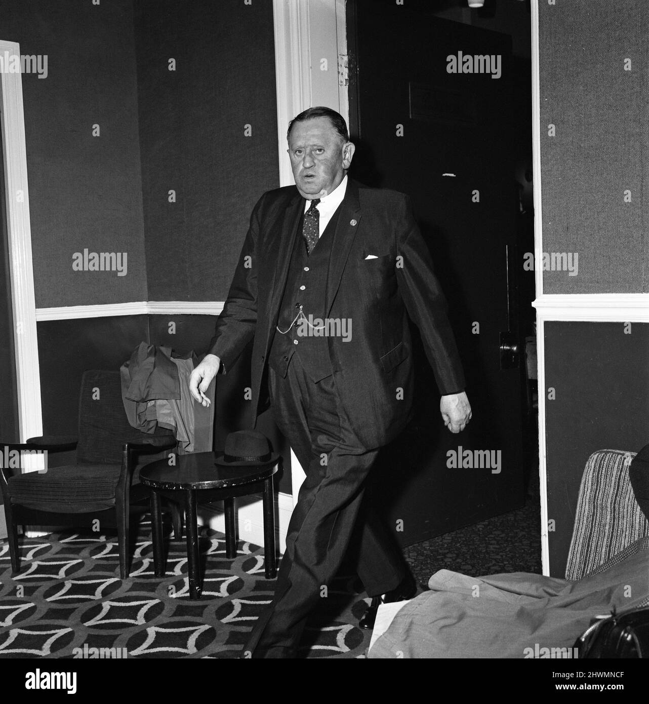 Bob Lord, Burnley Football Club Chairman, at Turf Moor ahead of a Good ...