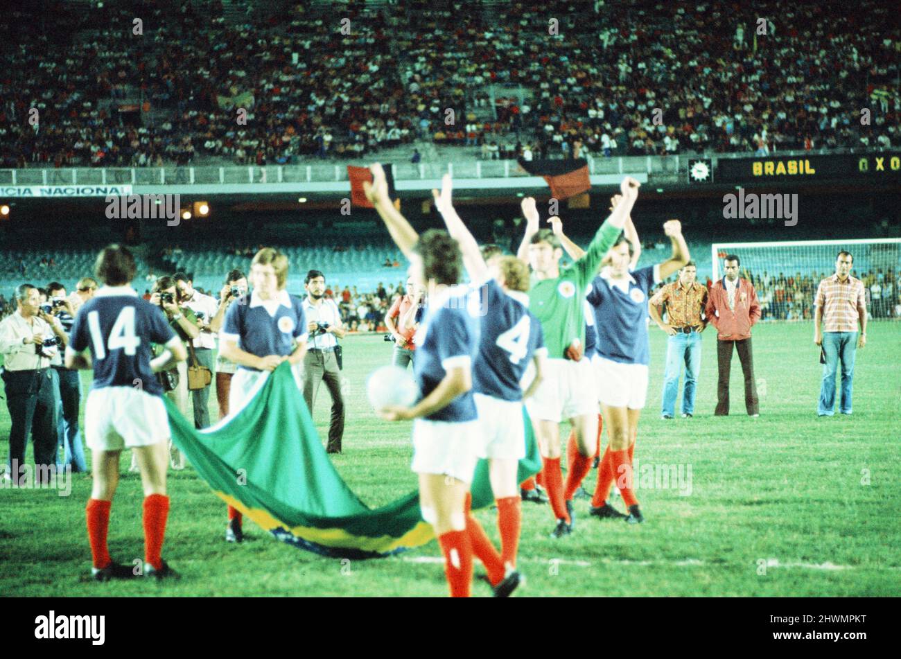 Brazil 1-0 Scotland, 1972 Brazil Independence Cup, final stage, Group A ...