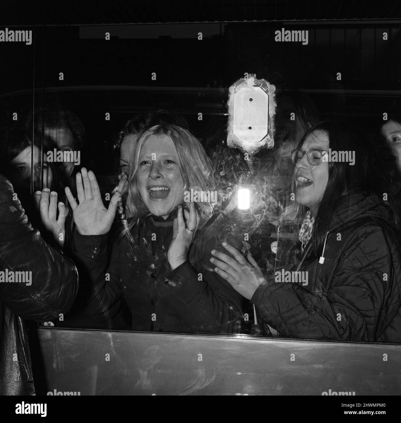 Osmonds fans Black and White Stock Photos & Images - Alamy