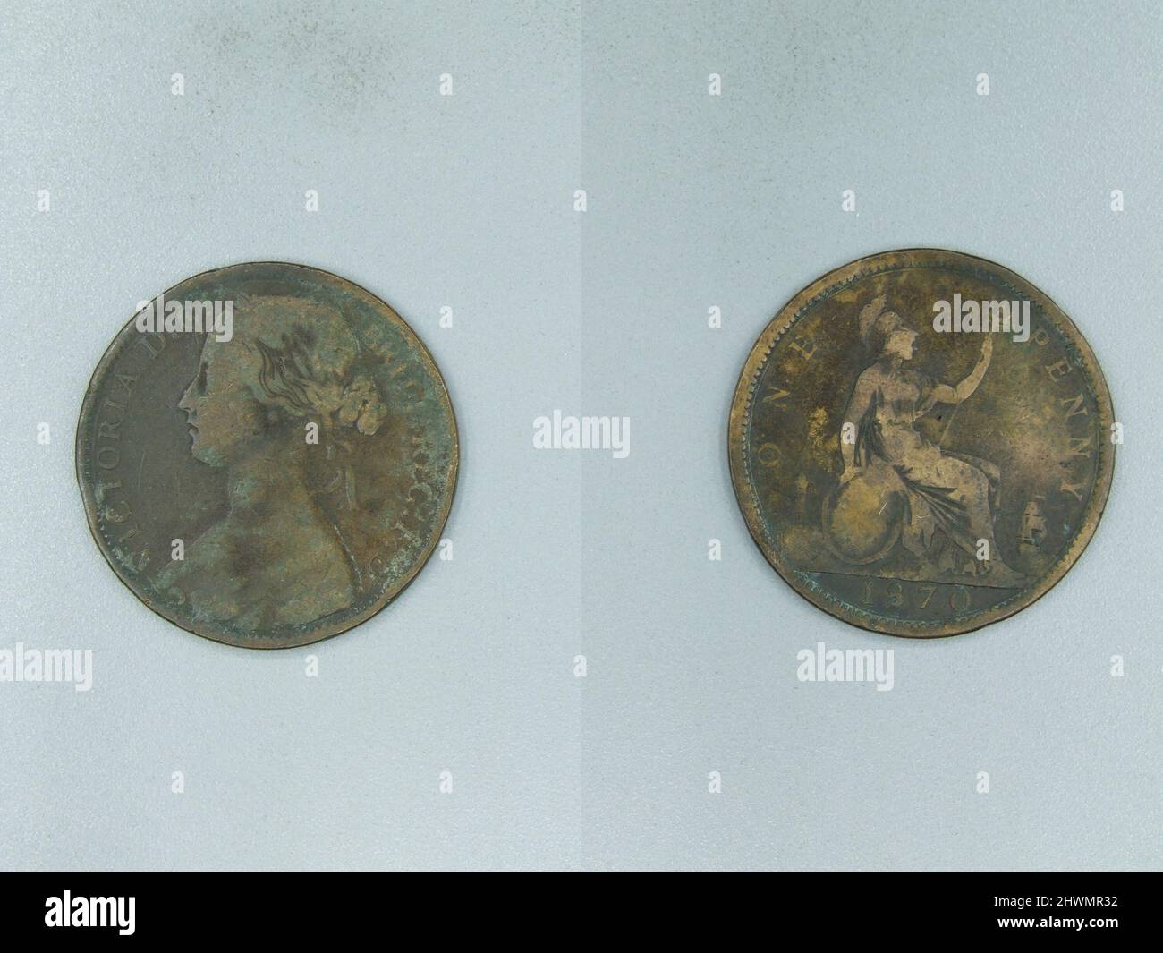 1 Penny of Victoria, Queen of Great Britain. Ruler: Victoria, Queen of ...