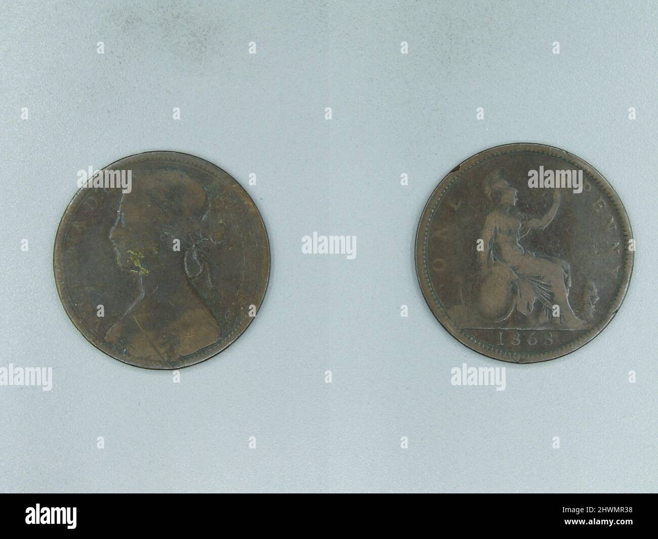 1 Penny of Victoria, Queen of Great Britain. Ruler: Victoria, Queen of ...