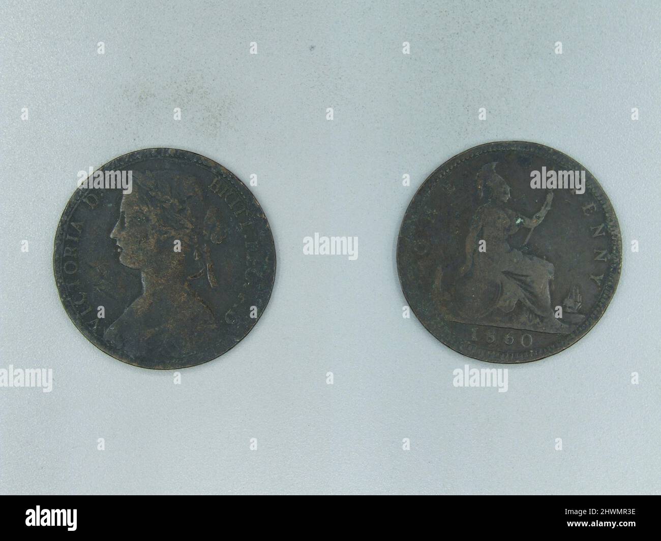 1 Penny of Victoria, Queen of Great Britain. Ruler: Victoria, Queen of ...