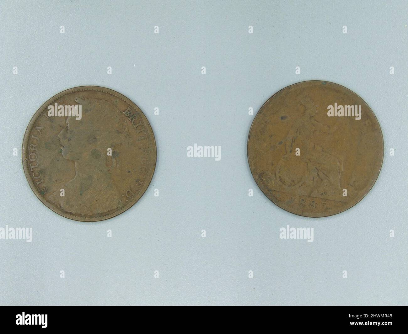 1 Penny of Victoria, Queen of Great Britain. Ruler: Victoria, Queen of ...