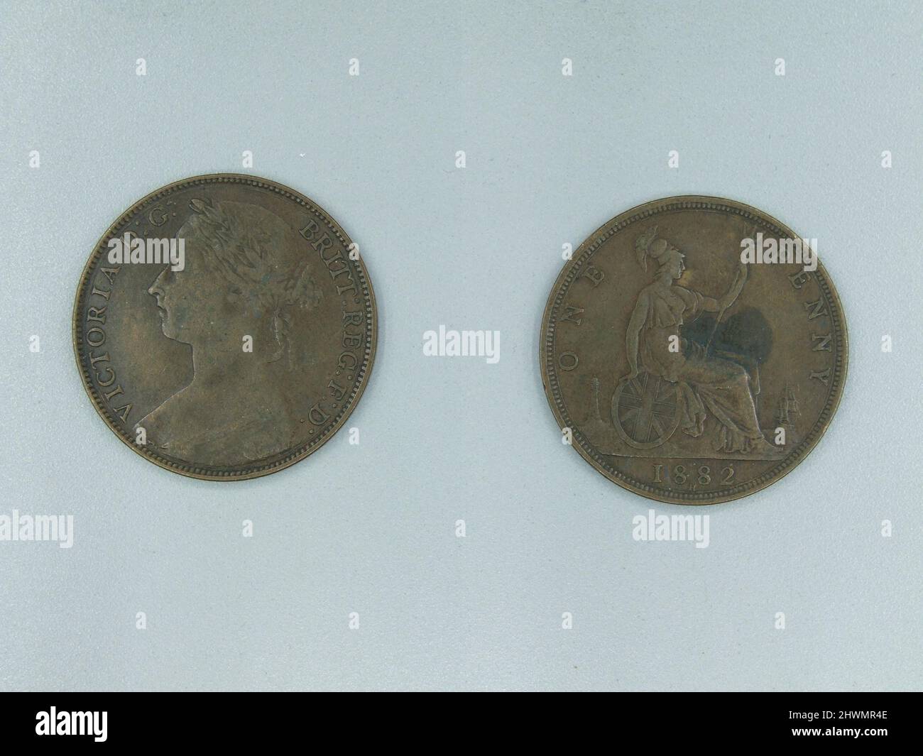 1 Penny of Victoria, Queen of Great Britain. Ruler: Victoria, Queen of ...
