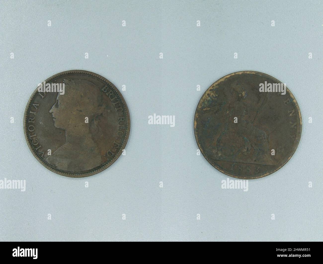 1 Penny of Victoria, Queen of Great Britain. Ruler: Victoria, Queen of ...