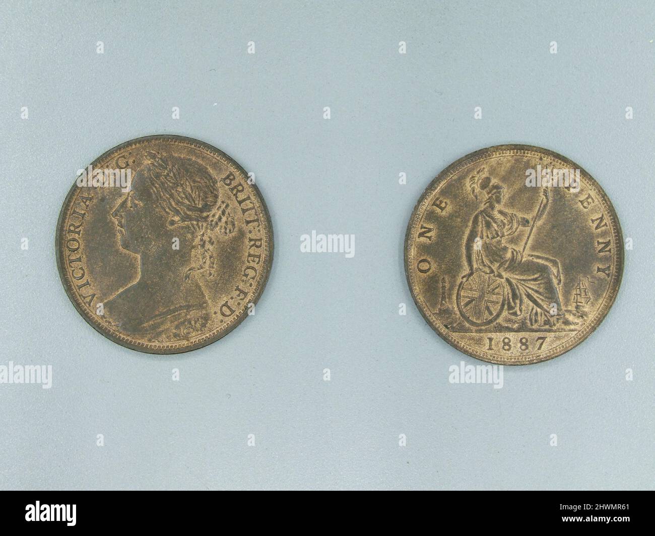 1 Penny of Victoria, Queen of Great Britain. Ruler: Victoria, Queen of ...