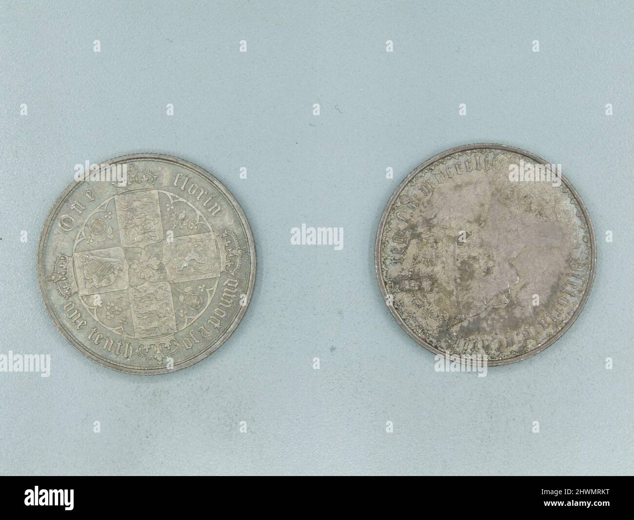 Queen victoria florin hi-res stock photography and images - Alamy