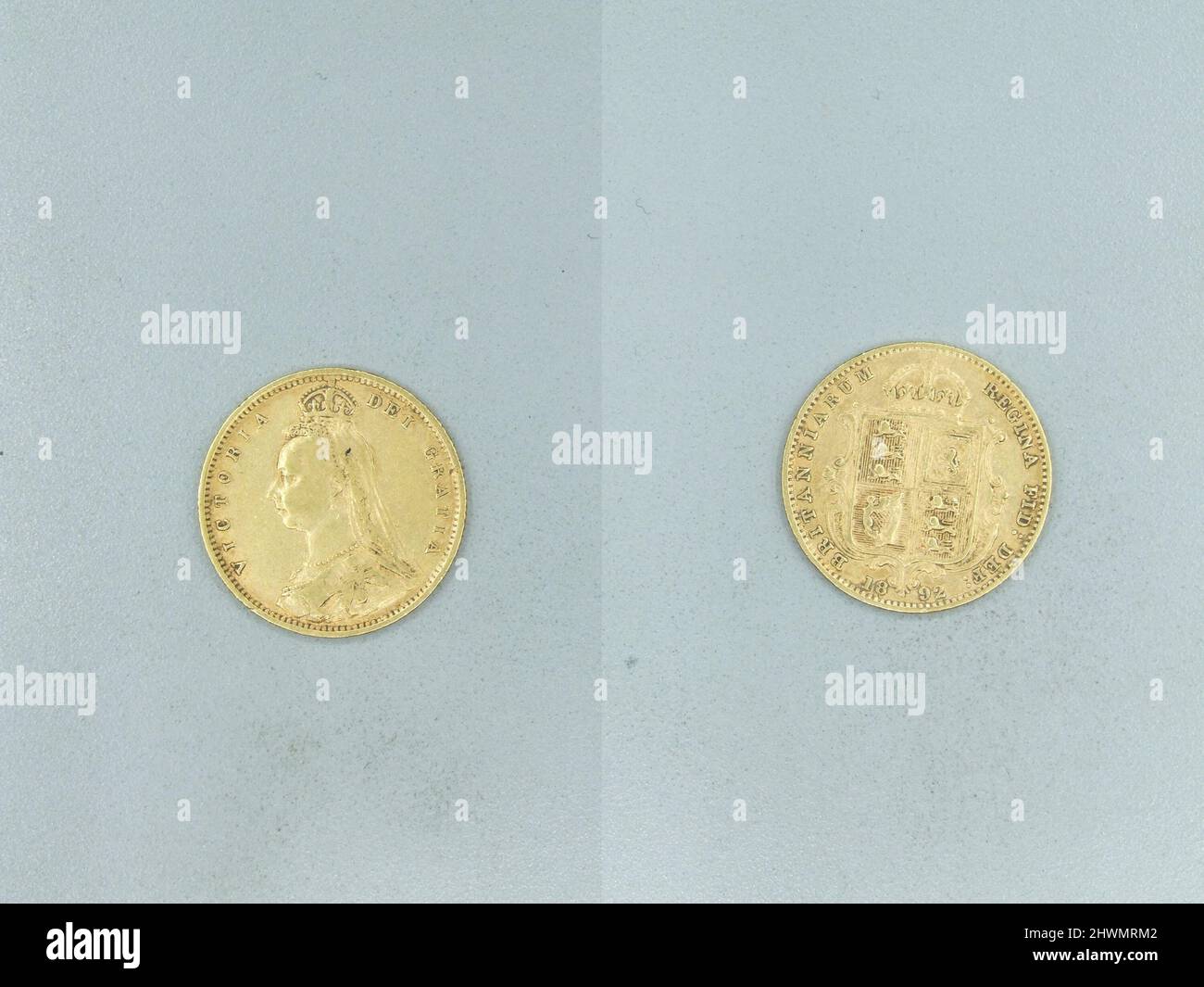 Sovereign of Victoria, Queen of Great Britain from London. Ruler ...