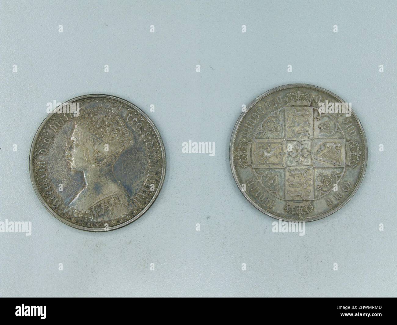 1 Florin of Victoria, Queen of Great Britain from London. Ruler ...