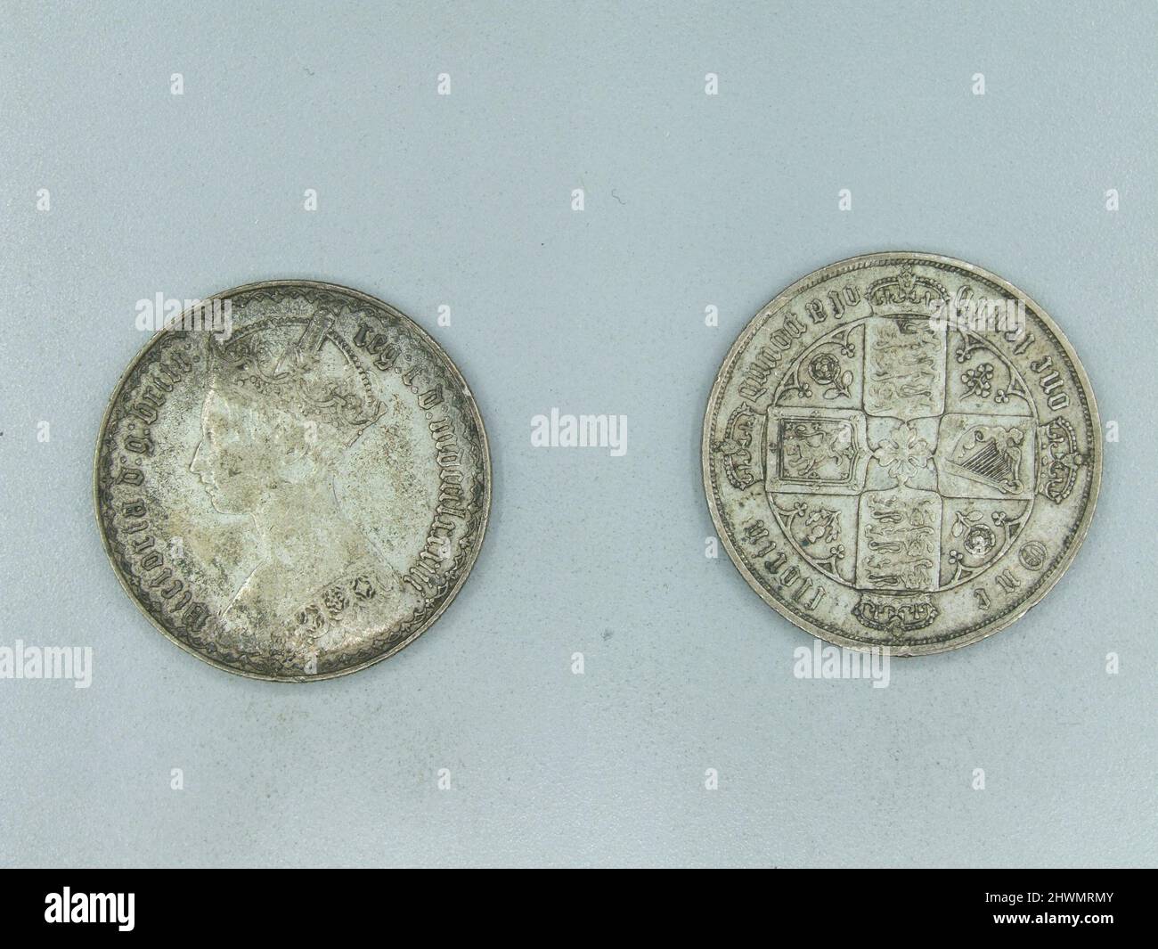 1 Florin of Victoria, Queen of Great Britain from London. Ruler ...
