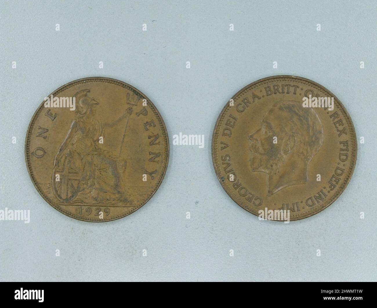 1 Penny of George V, King of Great Britain. Ruler: George V, King of ...