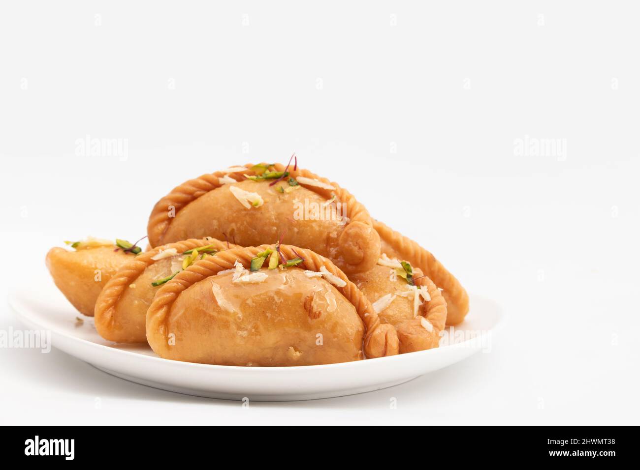 Indian Mithai Gujia Also Called Gujiya, Pirukiya, Pirukia, Pedakiya ...