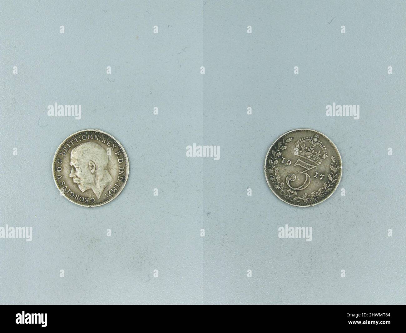 1 Penny from Board of Revenue with George V, King of Great Britain ...