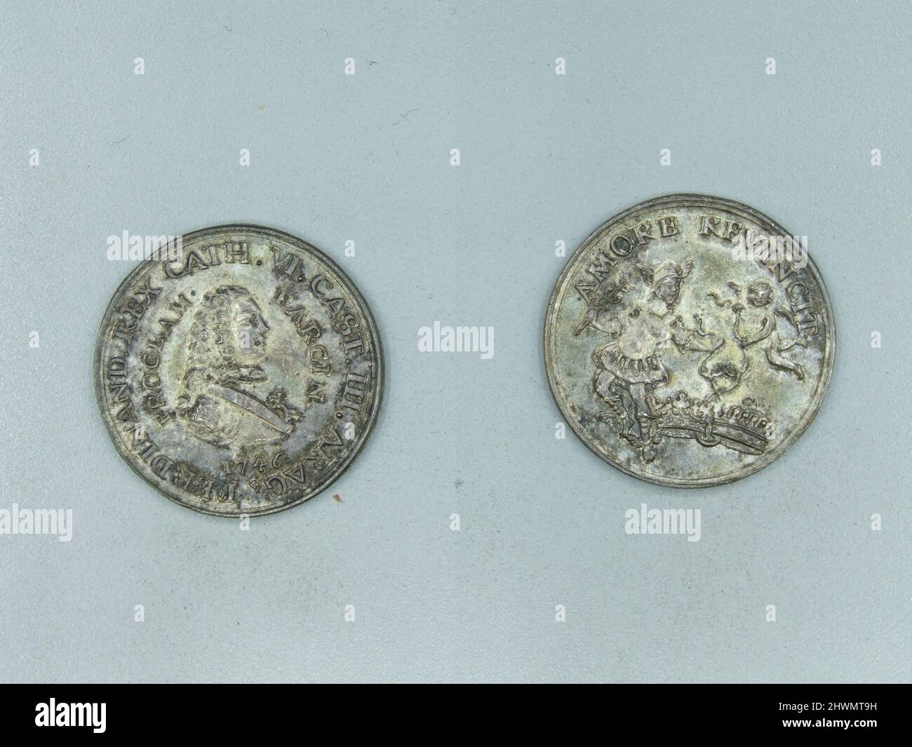 Proclamation Medal of Ferdinand VI of Spain 1746. Mint: Barcelona Stock ...