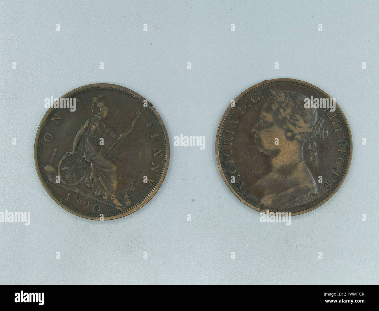 1 Penny of Victoria, Queen of Great Britain. Ruler: Victoria, Queen of ...