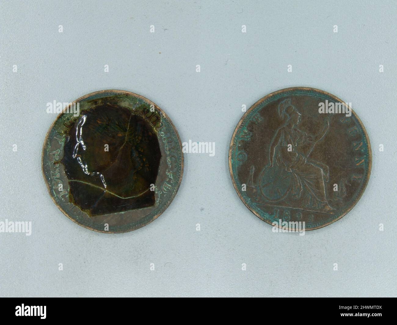 1 Penny of Victoria, Queen of Great Britain. Ruler: Victoria, Queen of ...