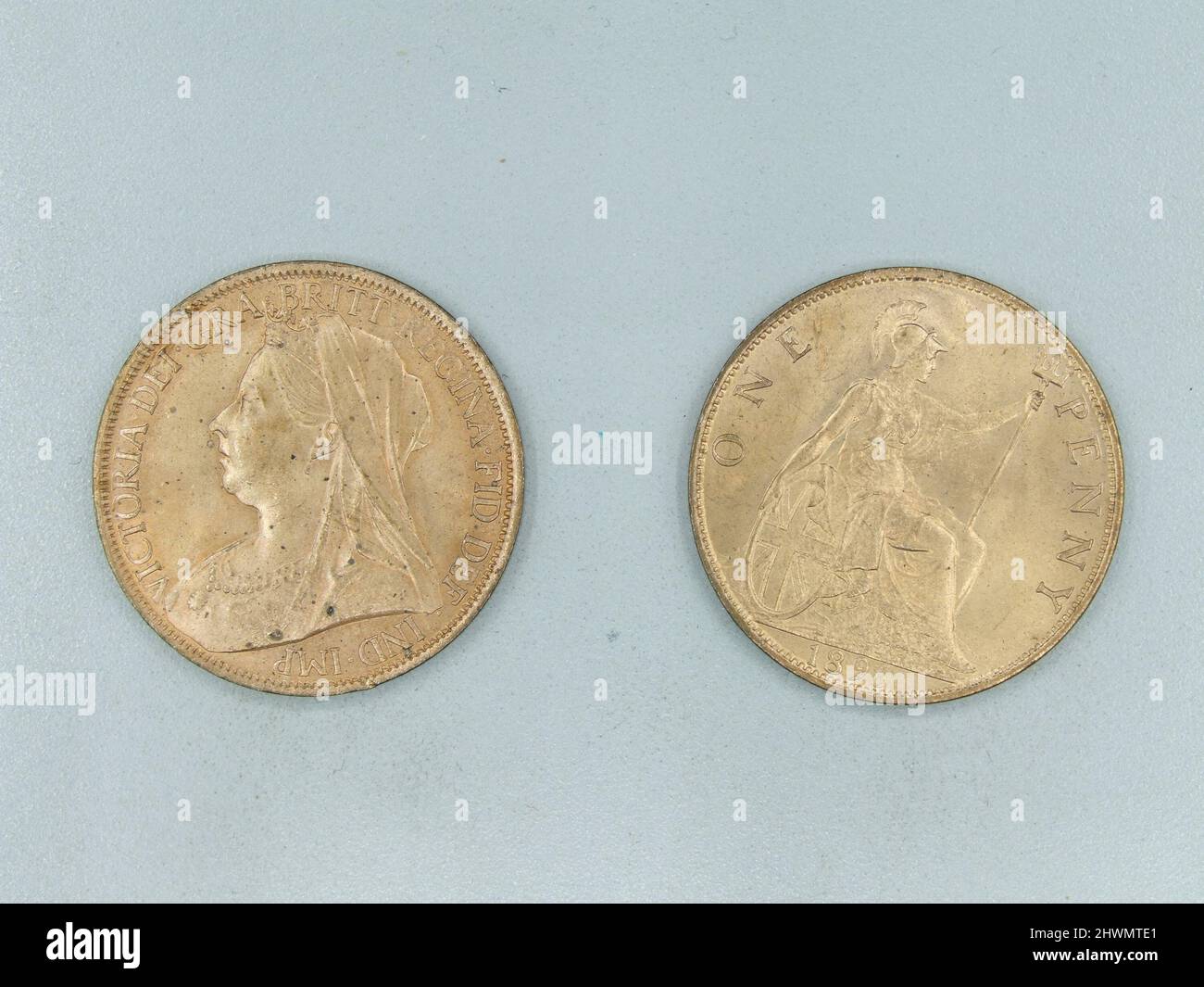 1 Penny of Victoria, Queen of Great Britain. Ruler: Victoria, Queen of ...