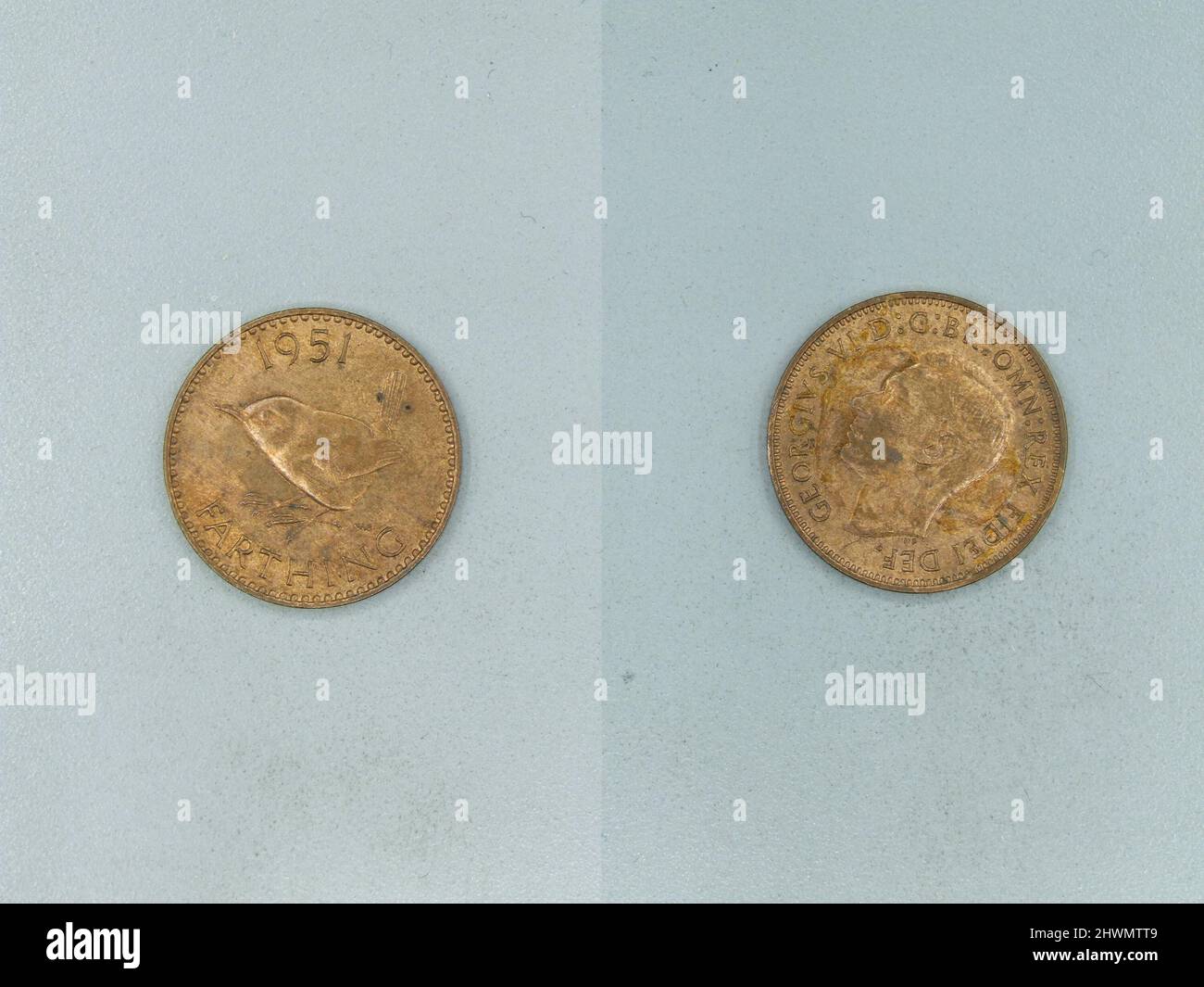 1 Farthing of George VI, King of Great Britain from Board of Revenue ...