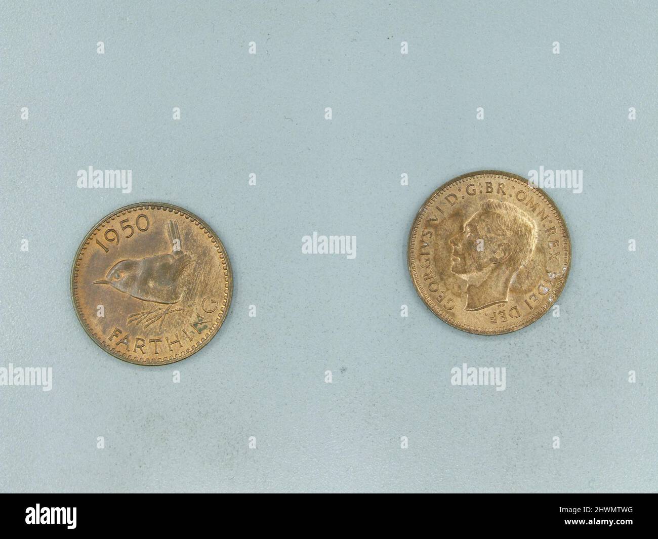 1 Farthing of George VI, King of Great Britain from Board of Revenue ...