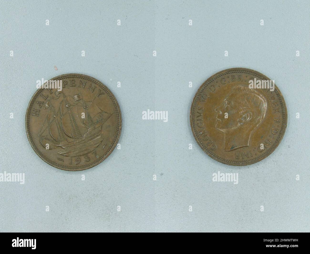 1 Penny of George VI, King of Great Britain from Board of Revenue ...