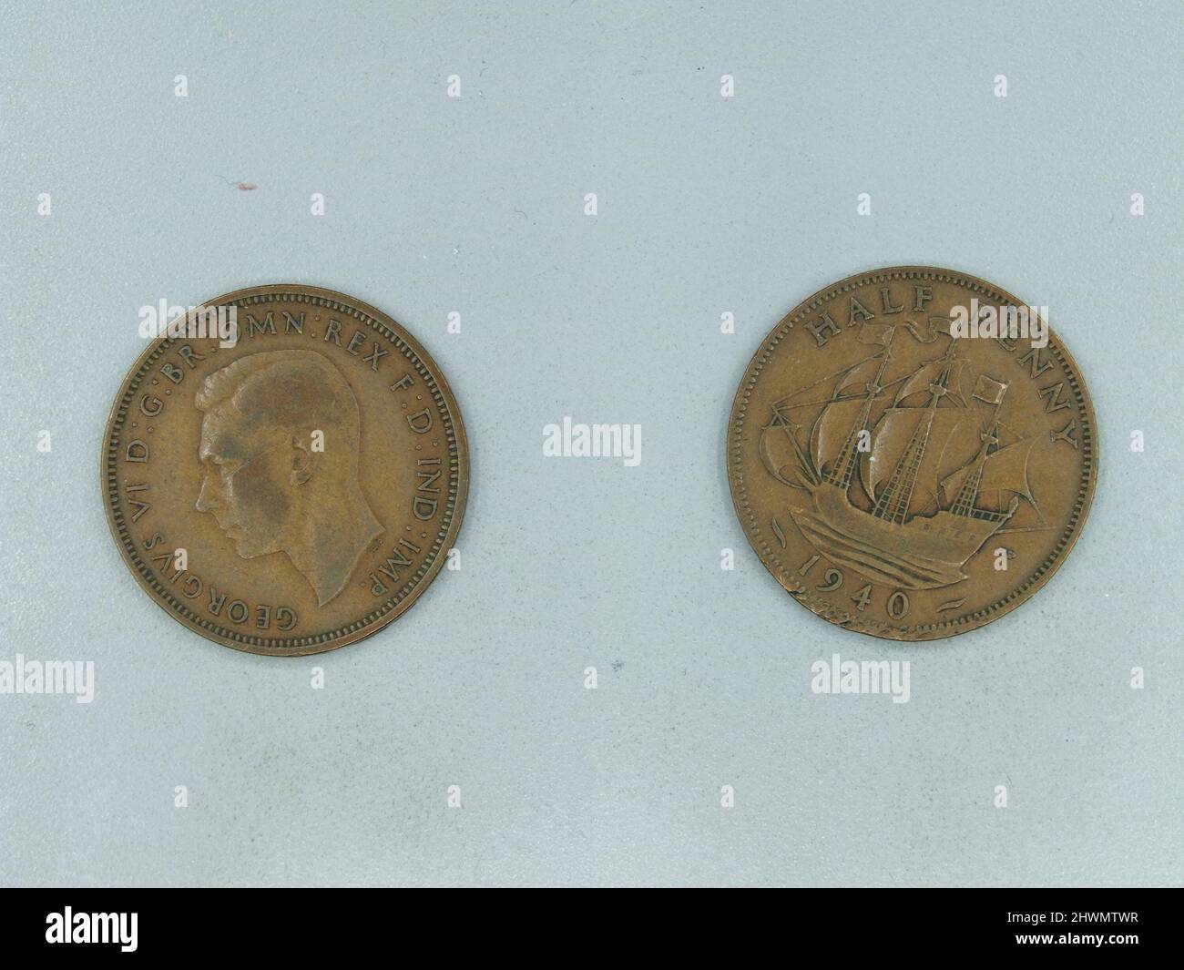 1 Penny of George VI, King of Great Britain from Board of Revenue ...